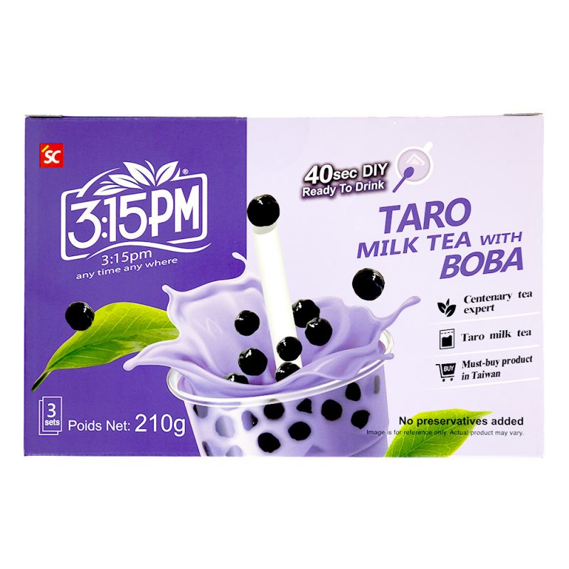 Comprar ONLINE Kit de bubble te de taro (3:15PM) 70g