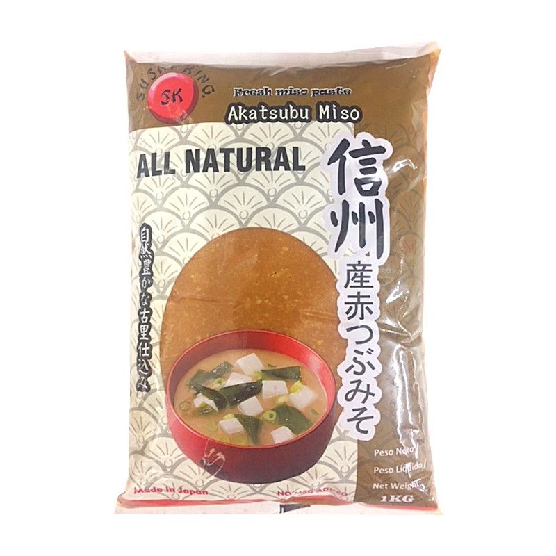 Comprar ONLINE Miso rojo-akatsubu (SUSHI KING) 1kg
