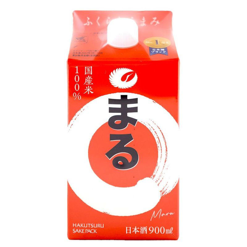 Comprar ONLINE Sake japones maru futsushu (HAKUTSURU) 900ml