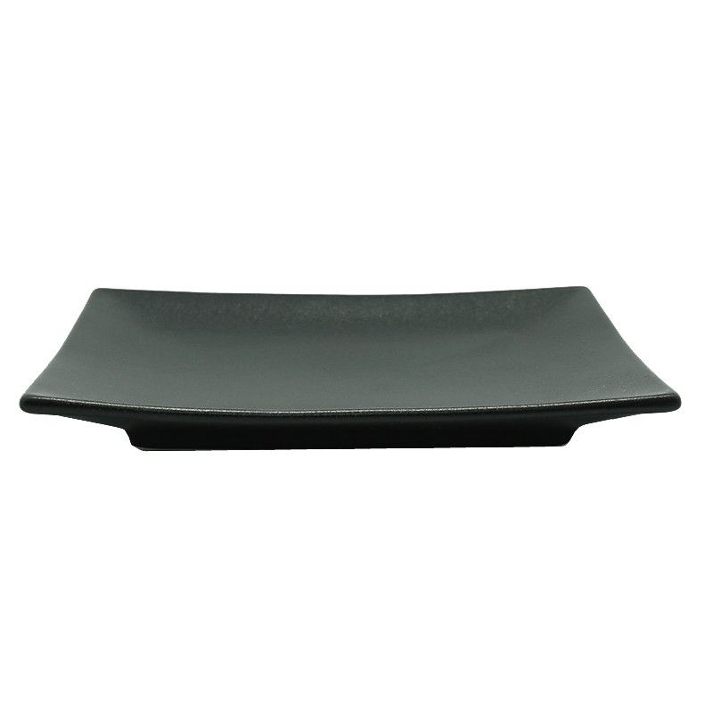 Comprar ONLINE Plato rectangular 21x14cm. Modelo: "Negro mate".
