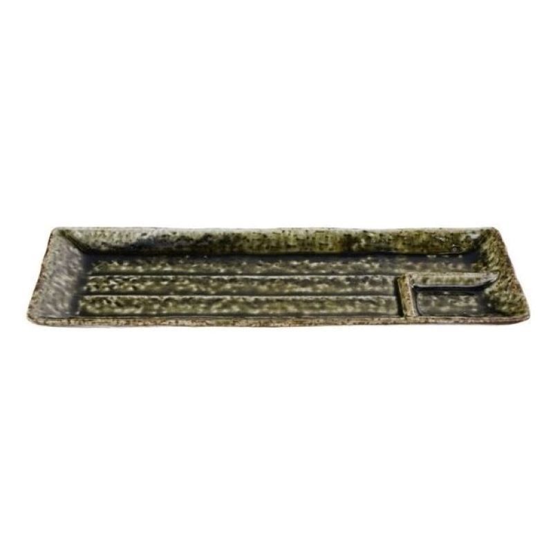 Comprar ONLINE Plato rectangular dividido. Modelo: "Verde"