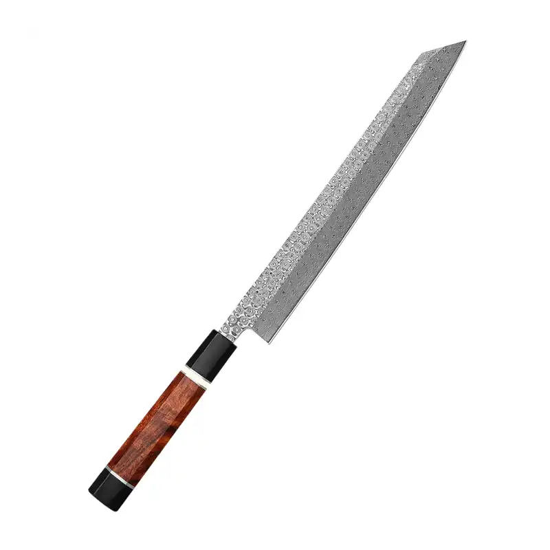 Comprar ONLINE CUCHILLO BUNKA 27CM. Acero damasco.