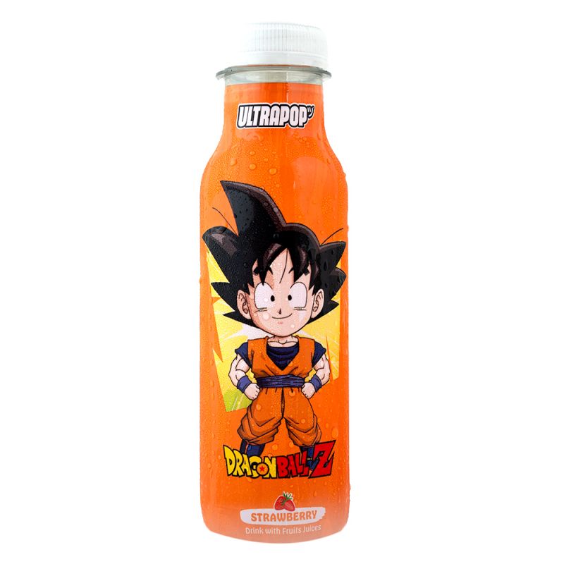 Comprar ONLINE Bebida sabor fresa Goku (DRAGON BALL Z) 330ml